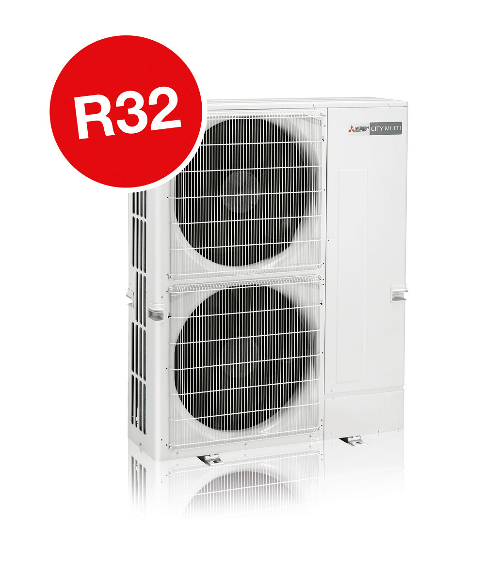 Mitsubishi - Kompakte VRF-­Außengeräte mit R32 bieten neue Lösungsvielfalt
