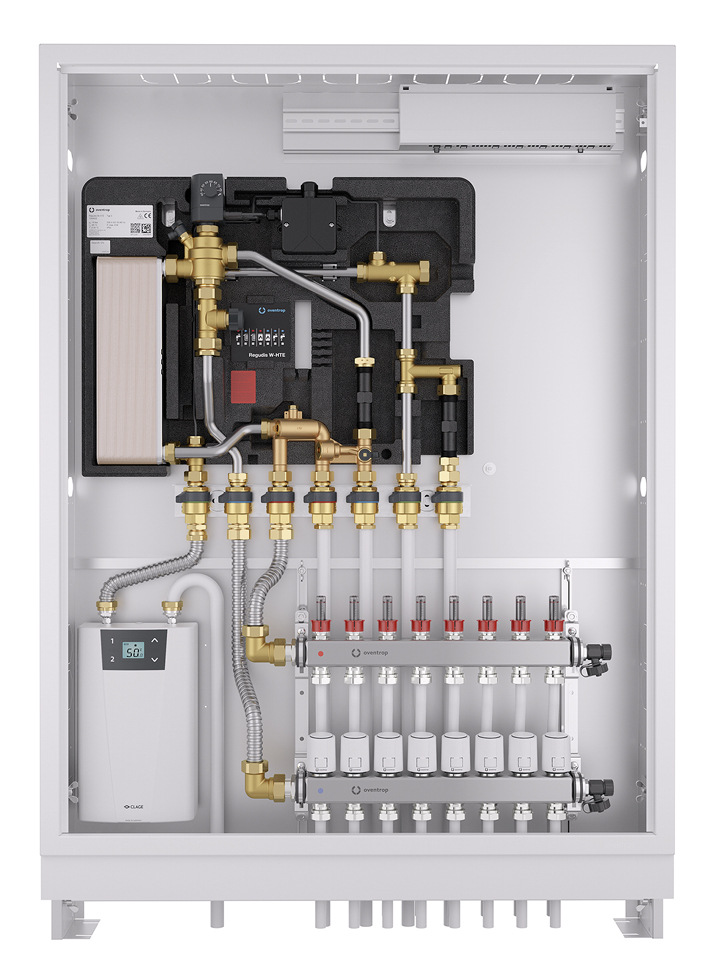 Oventrop - Wohnungsstation mit Durchlauferhitzer