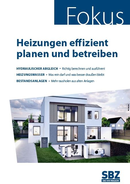 SBZ FOKUS 4 Heizungen effizient planen - Heizungen effizient planen und ... SBZ FOKUS 4 Heizungen effizient planen - Heizungen effizient planen und ...