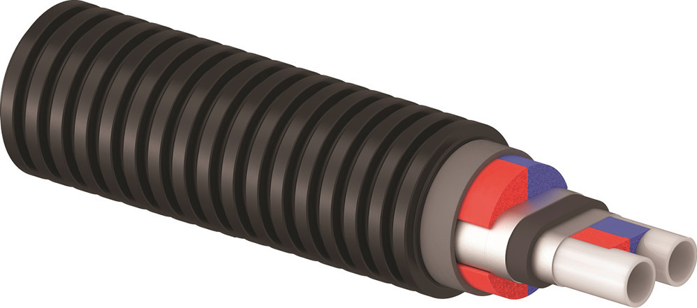 GF / Uponor - Hochflexible Nahwärmerohre mit Vakuumdämmung