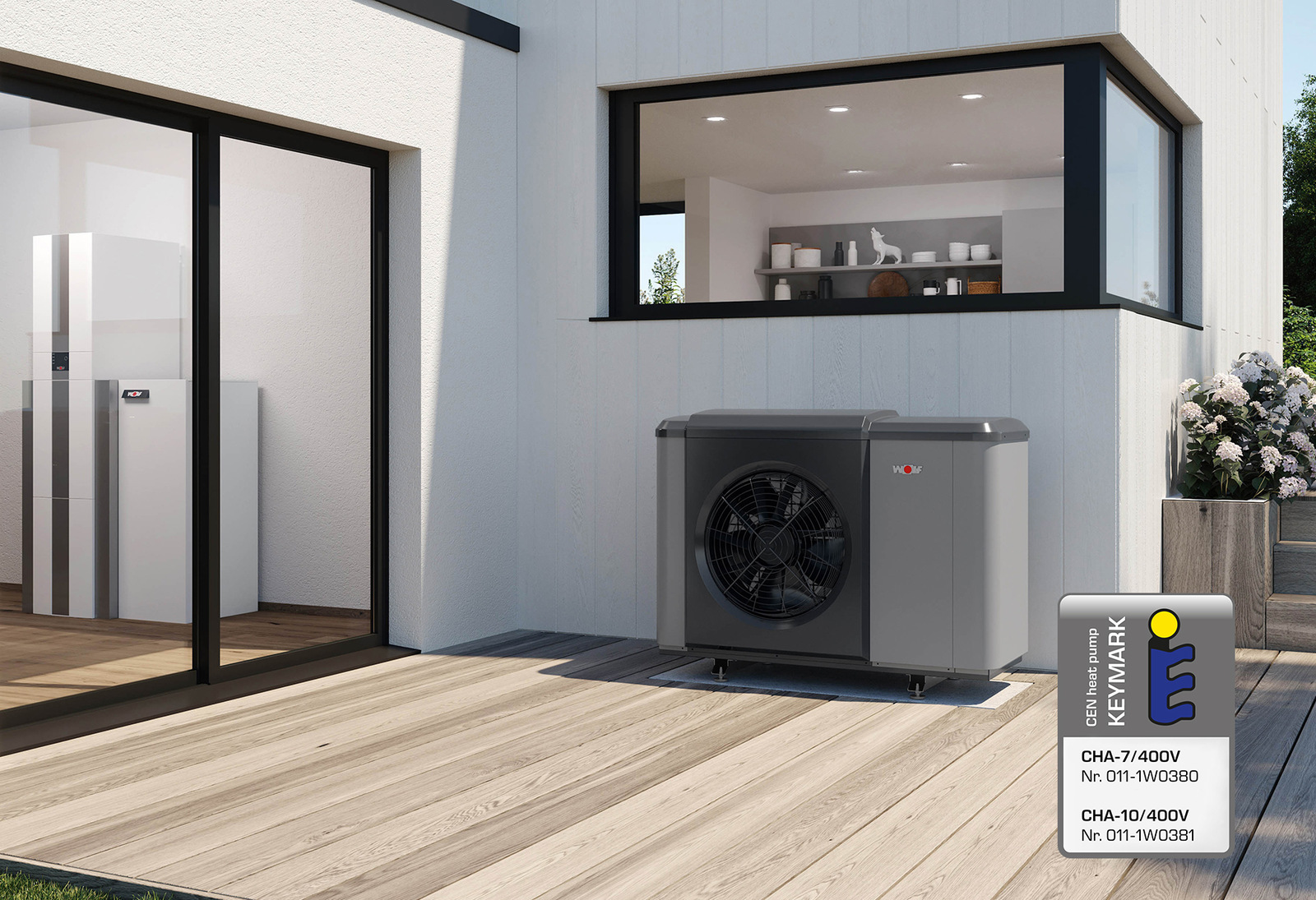 Wolf - CHA-Monoblock erhält europäisches HP Keymark-Siegel