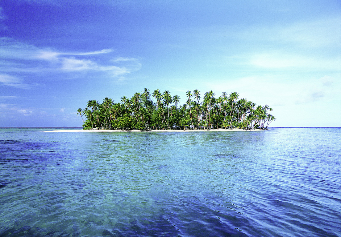 Die Insel im Werbe-Meer